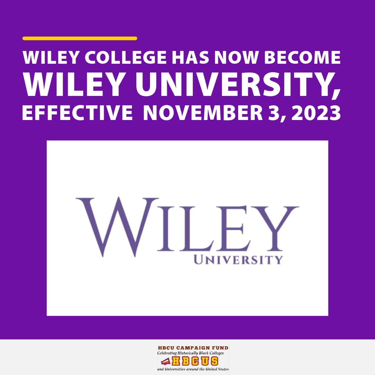 Wiley College Logo 🎉 It's Official! The Schedule For Wiley