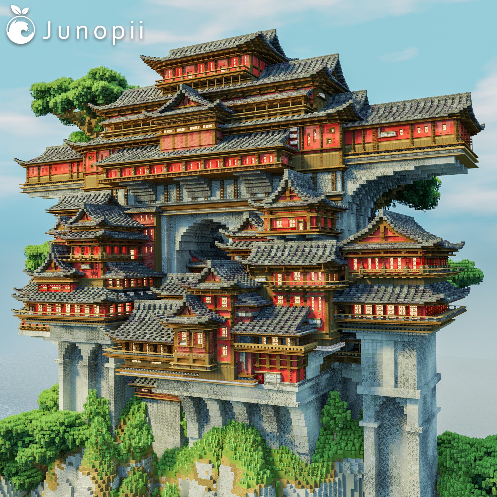 Minecraft Japanese Castle