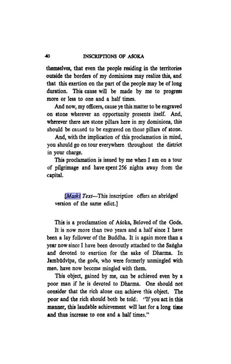 #Thread | Maski Minor Rock Edict of Karnataka Clearly Prove That King ...