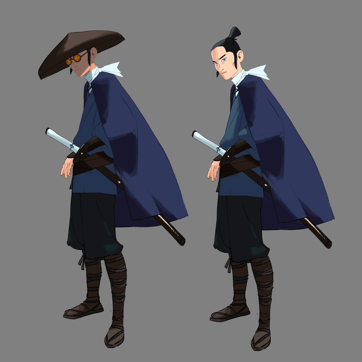 「Initial Mizu character designs- I channeled Toshiro Mifune f」Naomi ...