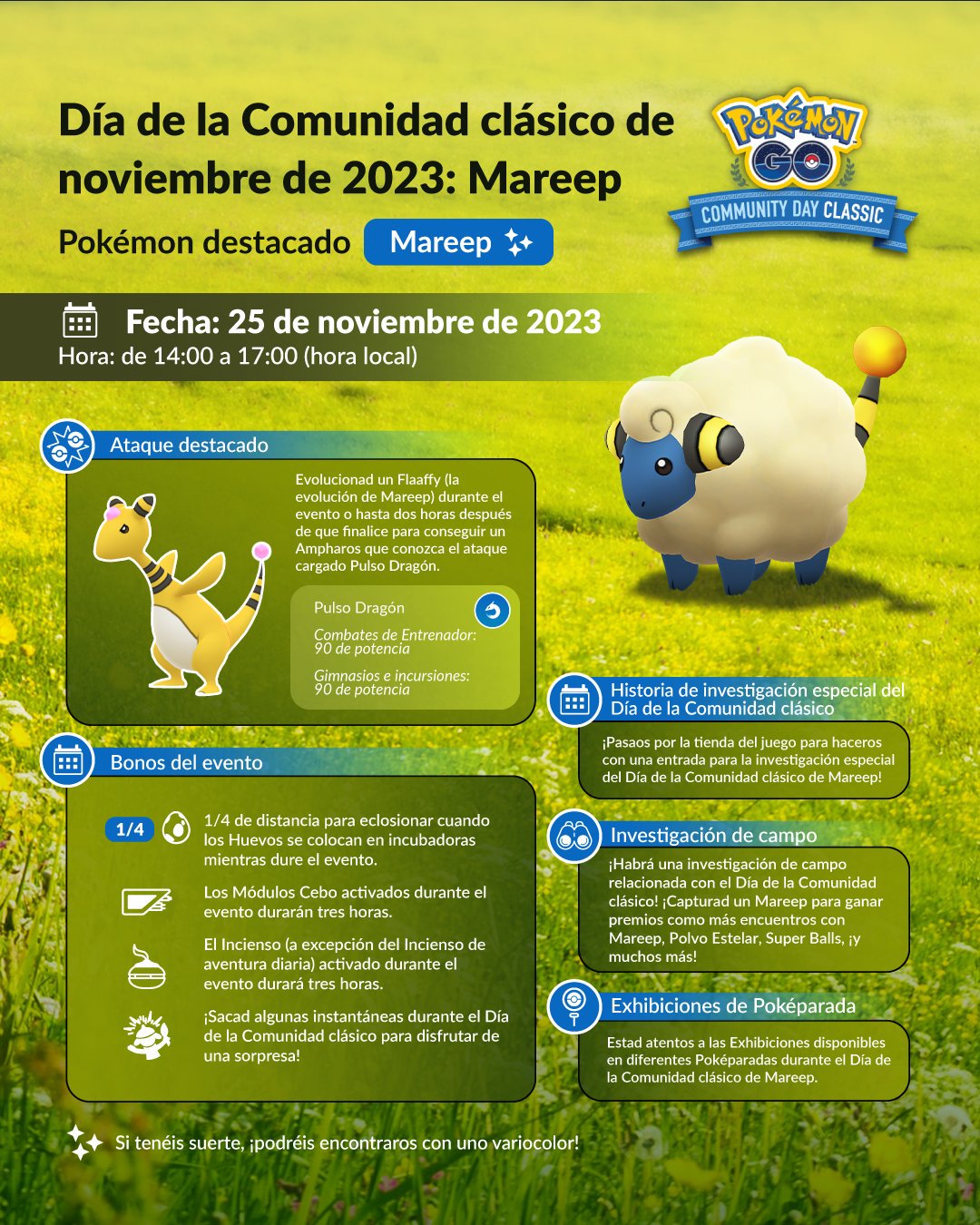 Pokémon GO detalla su siguiente Día de la Comunidad clásico, centrado ...