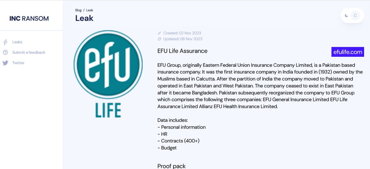 Efu Life Insurance Logo