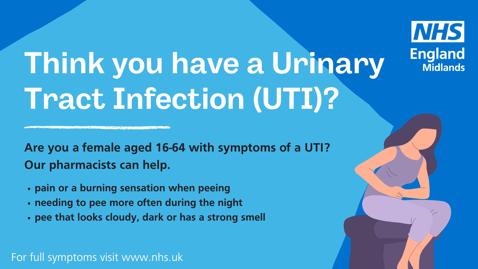 Urinary Tract Infection Blue Sign Treating A Urinary Tract Infection