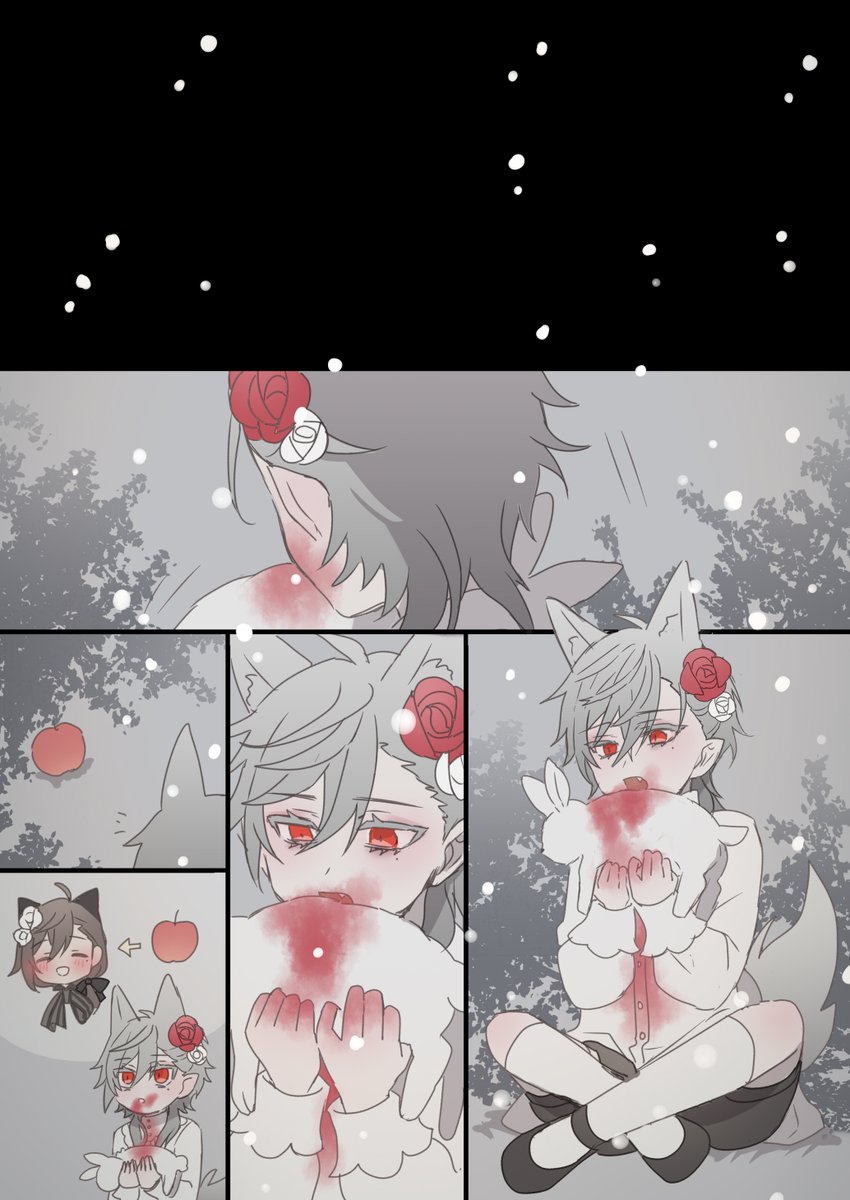 「どんな声か覚えてるかな どんな風に話してたかな (3/3) #くろのあとりえ #KuzuArt_R #かな絵 」幸の漫画