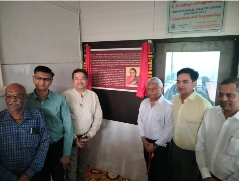 ₹55 lakh grant from 2 LD Engineering College alumni help in setting up ...