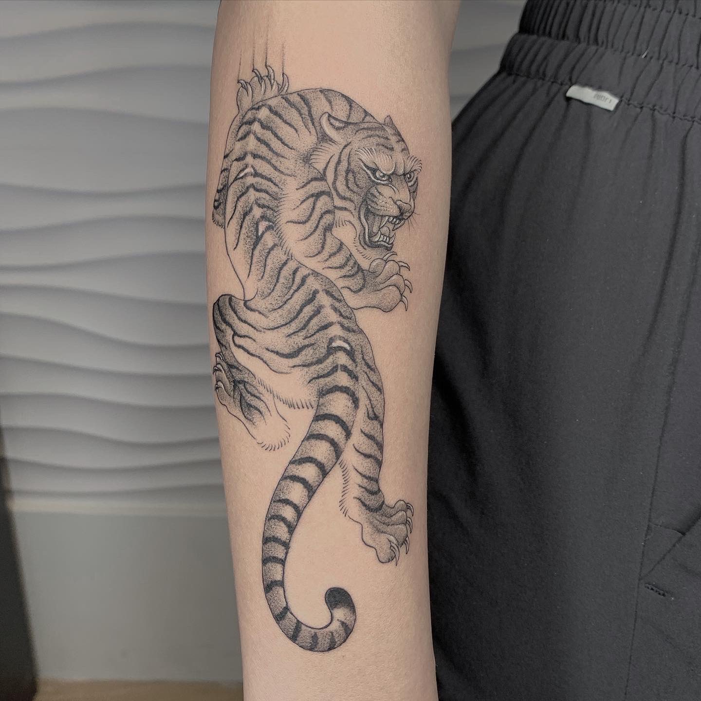 Tiger Tattoo On Arm