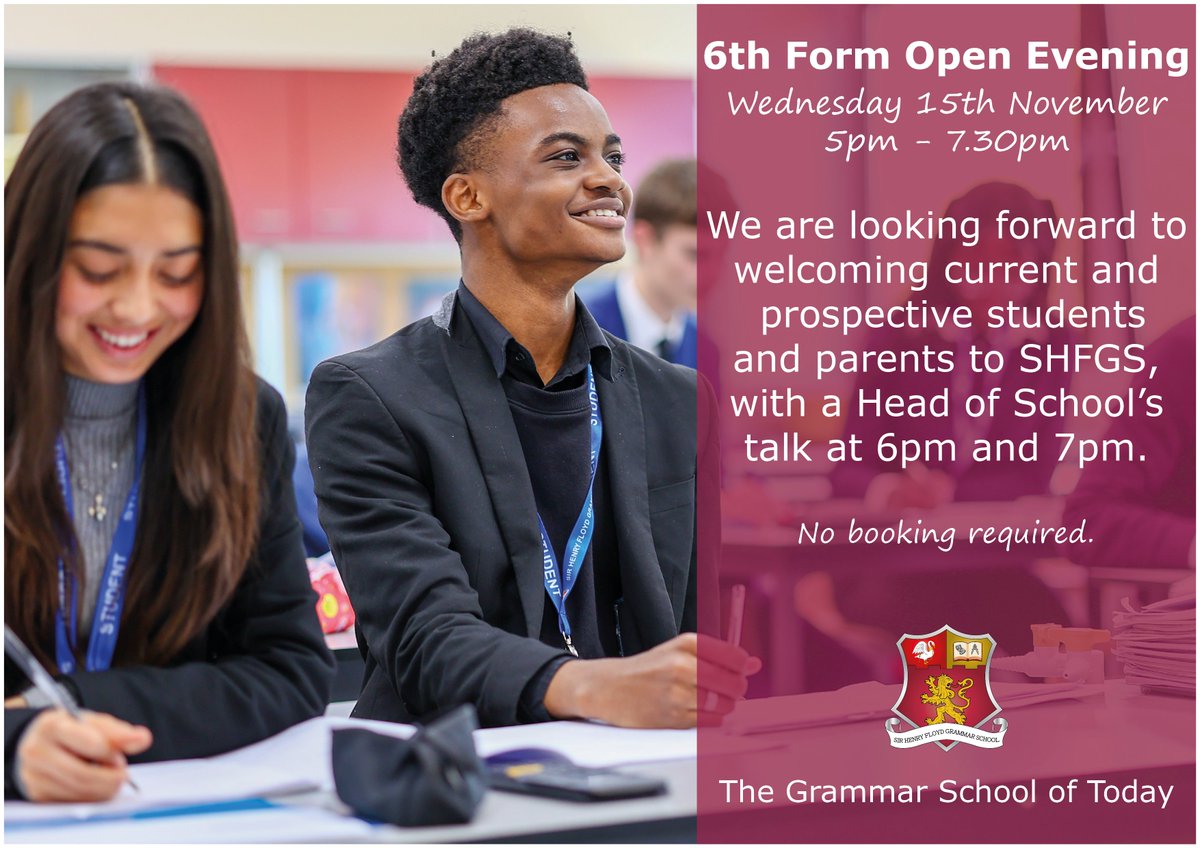 Welcome to Sir Henry Floyd Grammar School