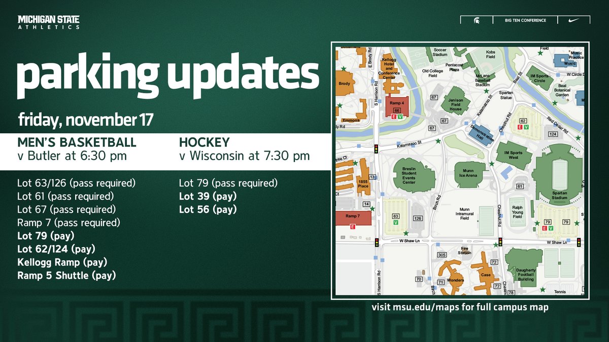 Michigan State University Map Campus Map Central Michigan University