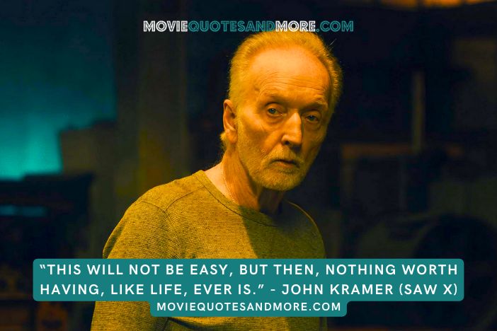 Good John Kramer Quotes Jimmy Champane 🎃 On X: "Saw X… Is…