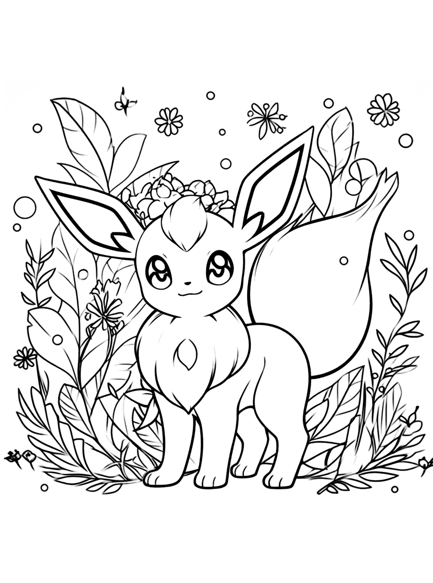 Chibi Pokemon Coloring Pages