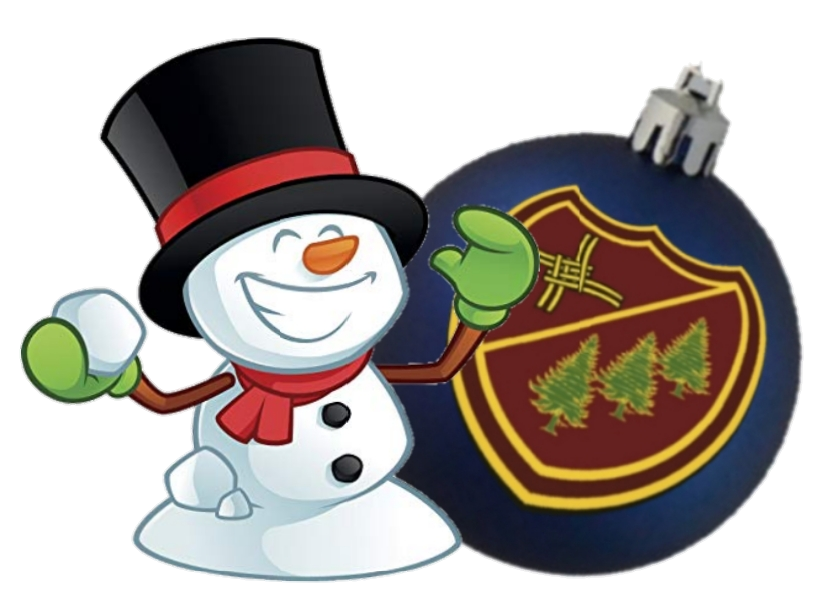 Clipart Fear Sneachta Nollag Dubh Agus Bán