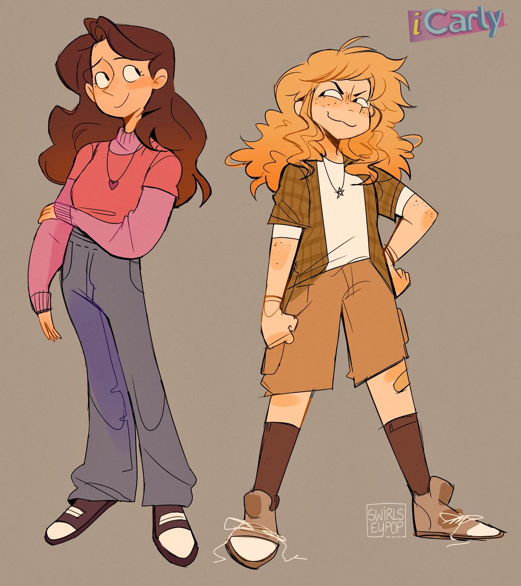 「i knoooow u seeeee #icarly for hw」|swirlsのイラスト