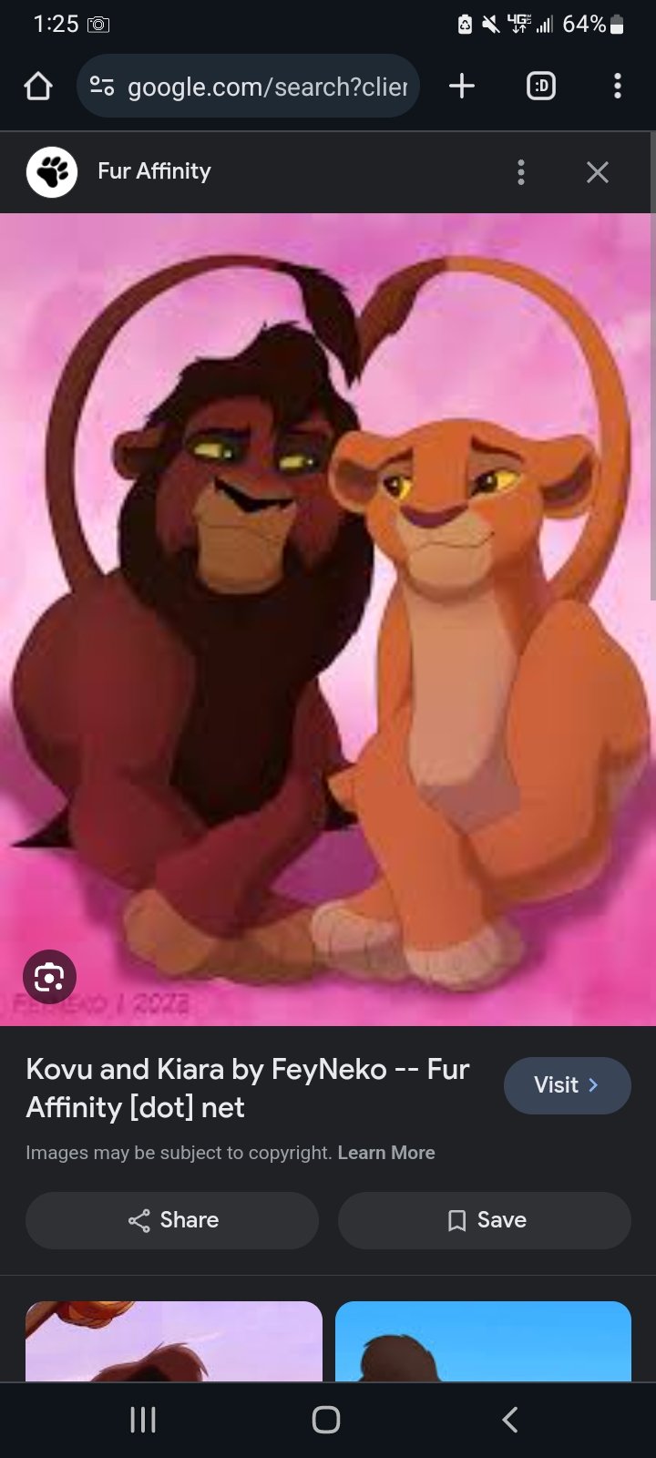 Kiara And Kovu Wallpaper