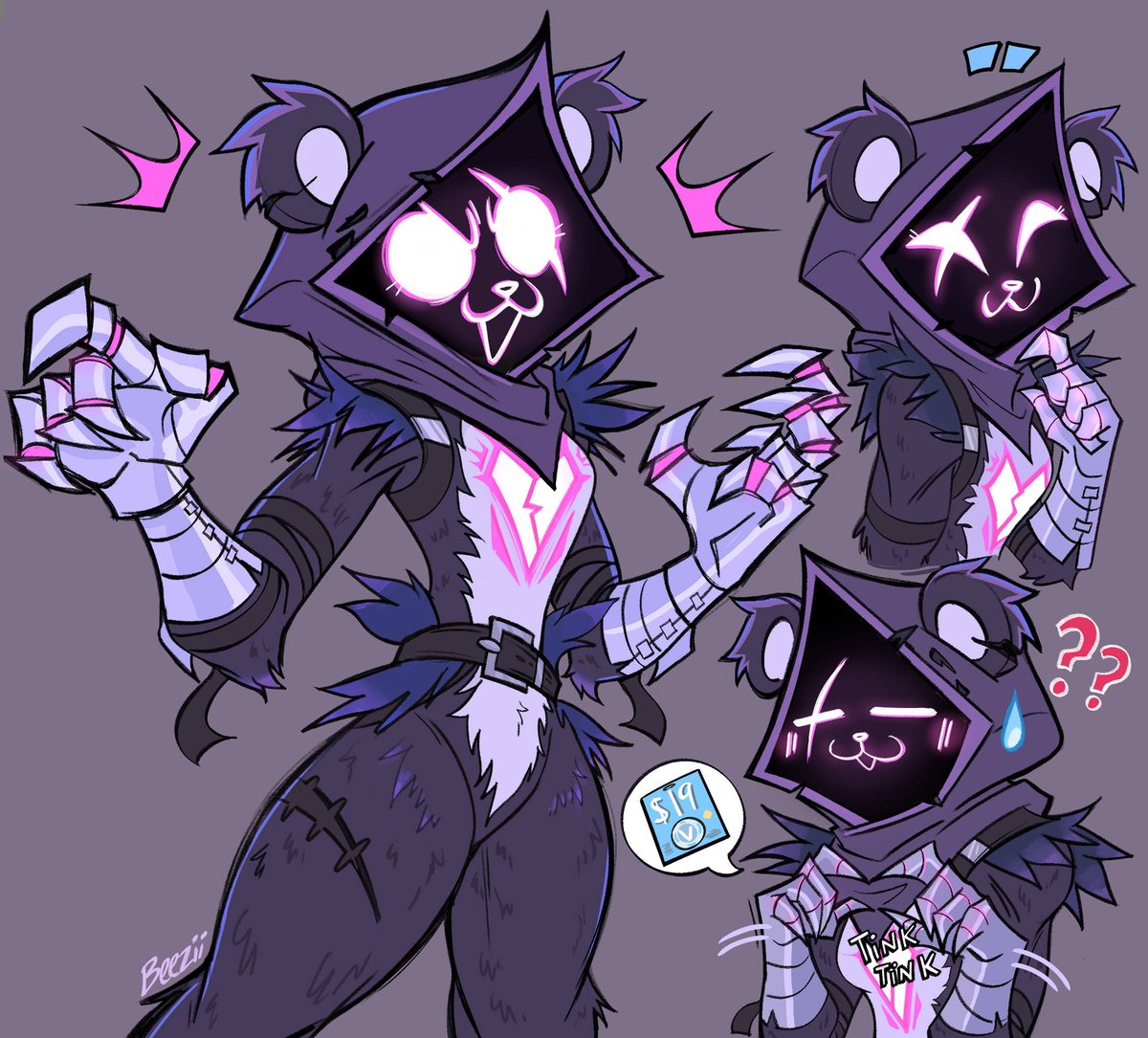 「raven team leader」|Andy Ayalaのイラスト