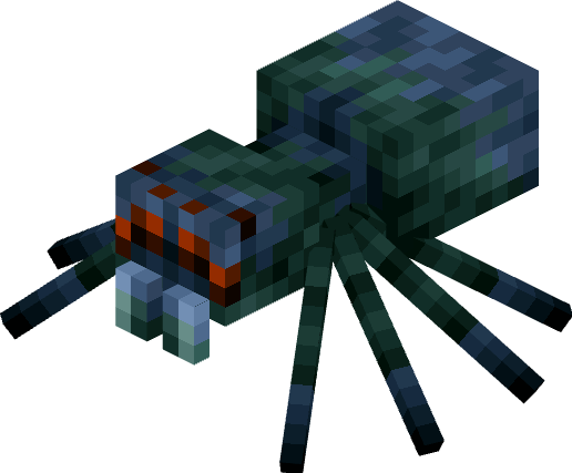 Minecraft Spider Side View