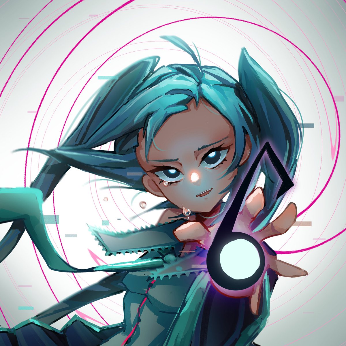 初音ミク 「So real I love to back to my first drawi」|meekieのイラスト