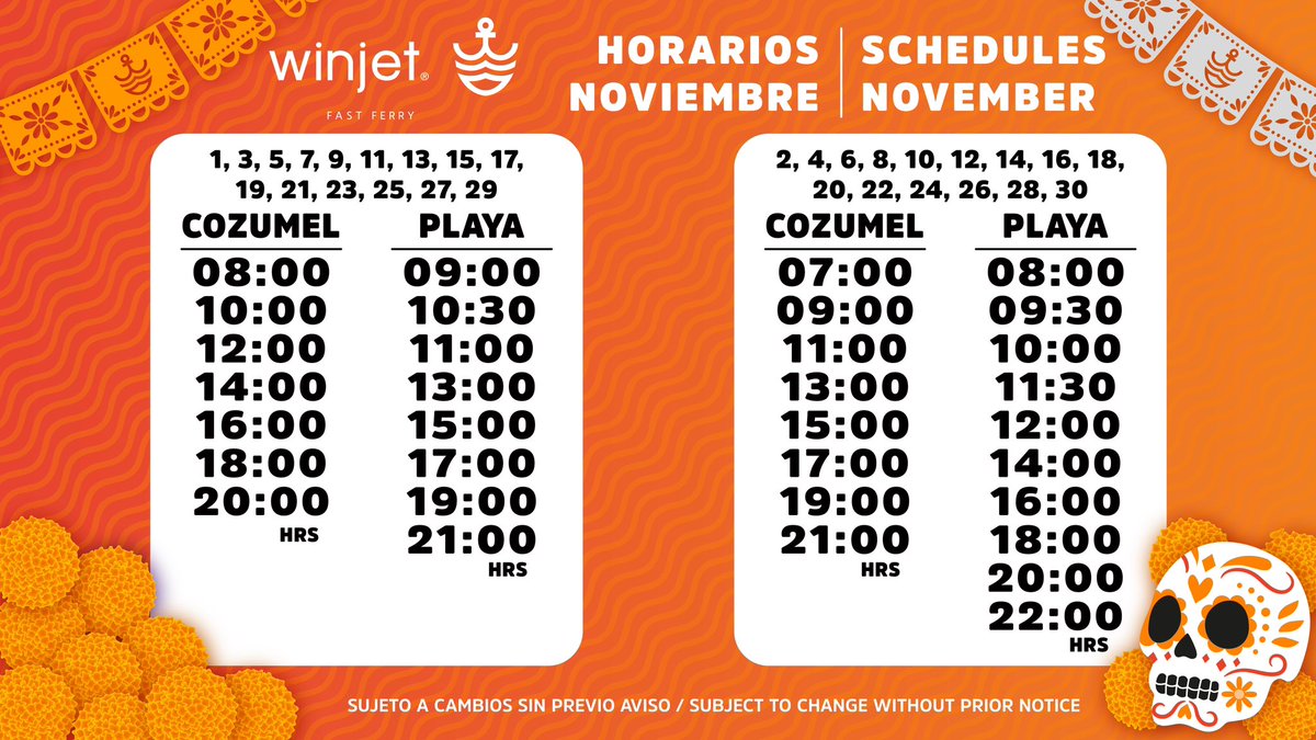 Winjet Fast Ferry On X: Les Compartimos Nuestras Tarifas,, 48% OFF