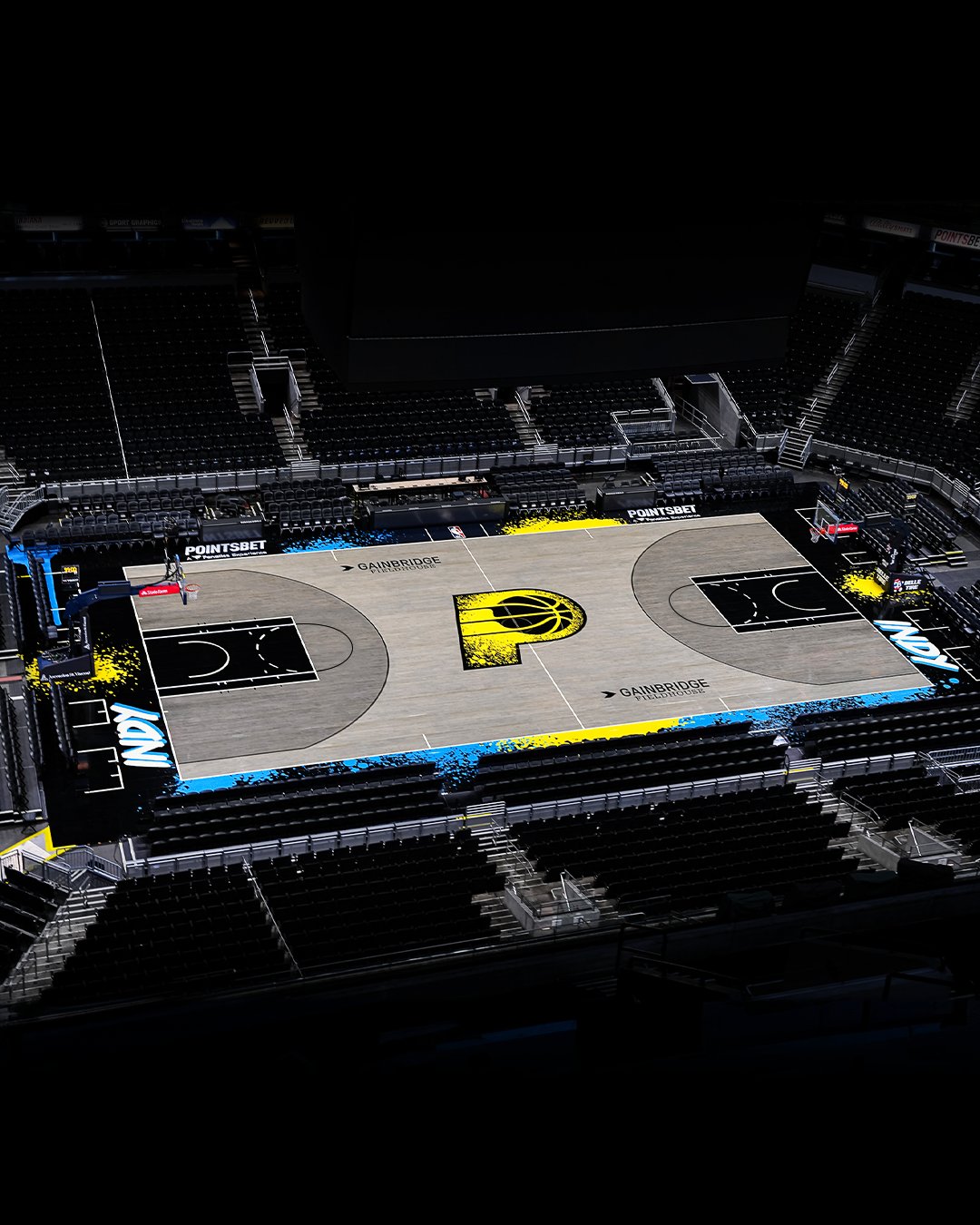 Indiana Pacers New Court