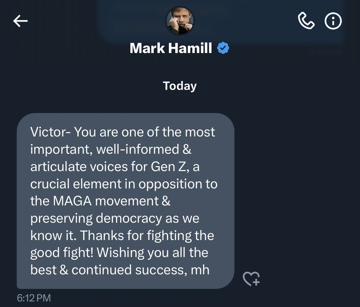 Mark Hamill FTW !! - Democratic Underground Forums