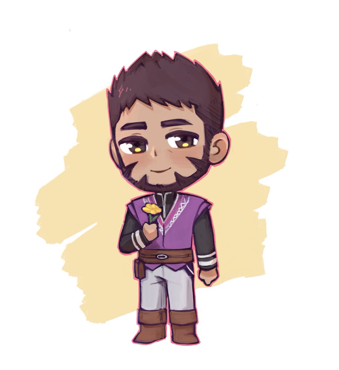 「teeny mauvier doodle. trying painting on」|Jay 🔞 (comms full!)のイラスト