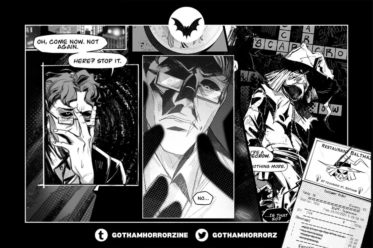 「giving my jonathan crane design the most sorrowful downcast 」Vin🎃の漫画