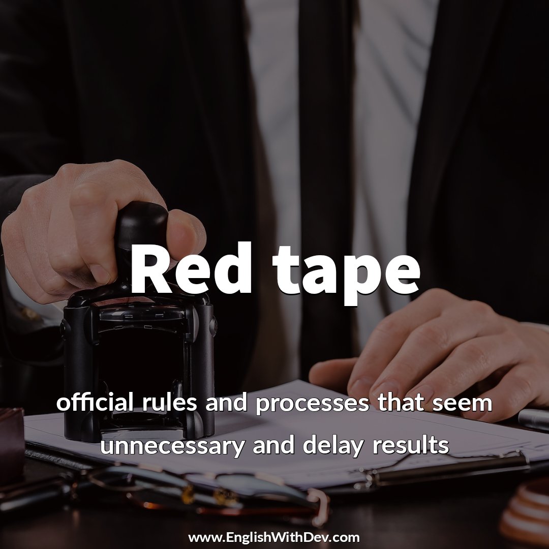 Red Tape Idiom