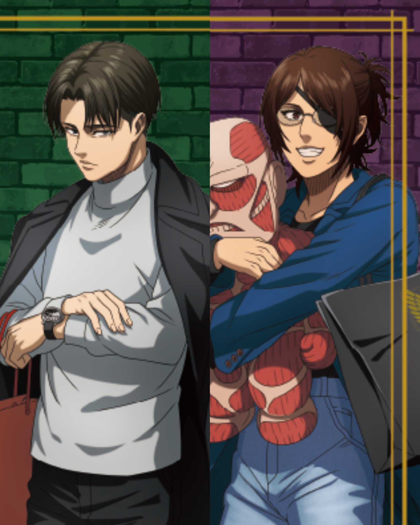 Attack On Titan Hanji And Levi