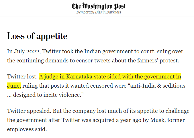 The US newspaper #WashingtonPost (#WaPo) has published a story ...