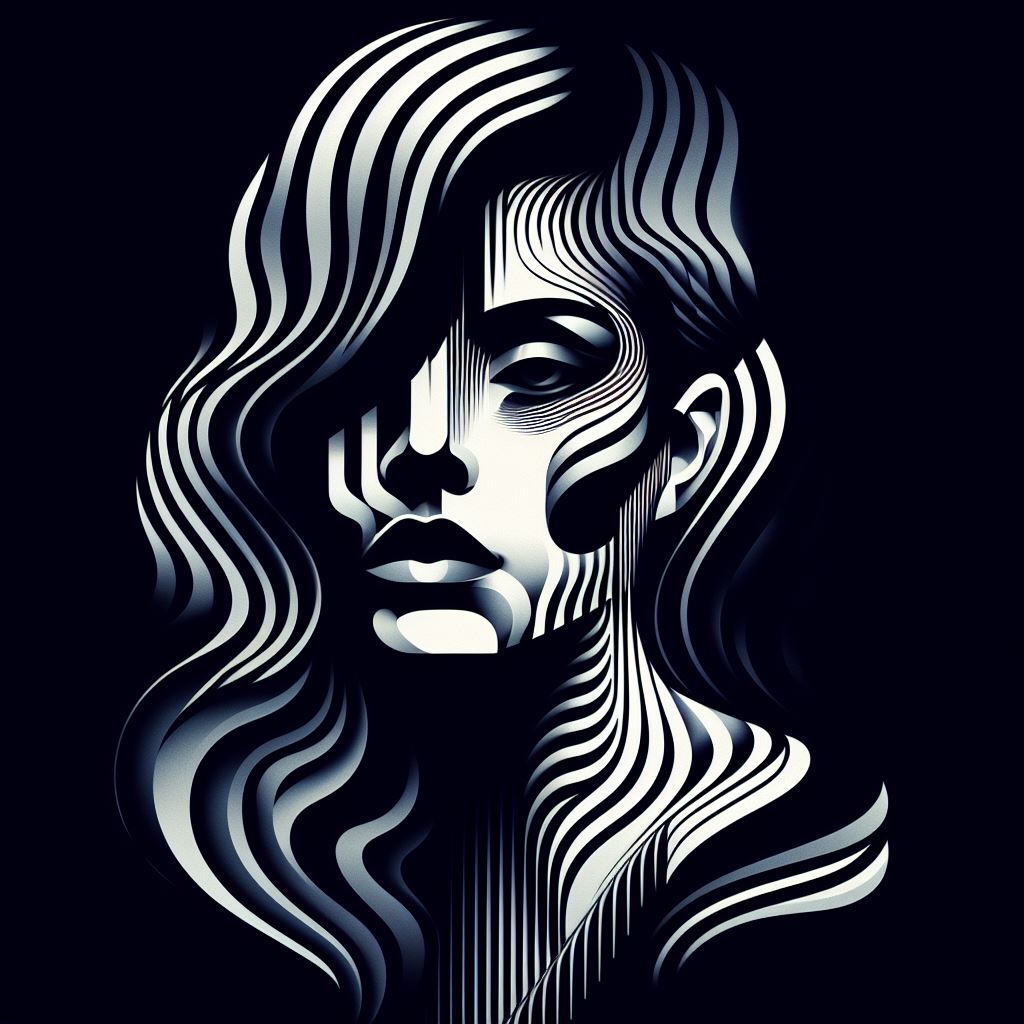 Face Optical Illusions Black And White