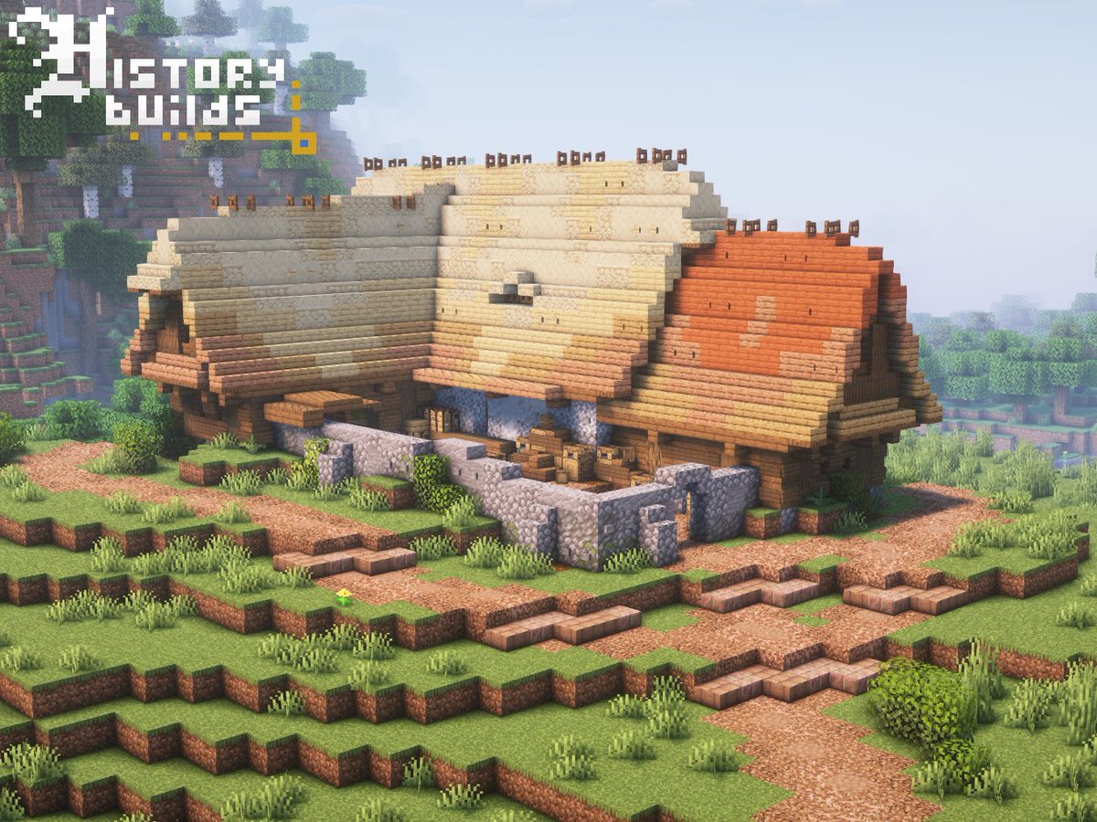 Minecraft Medieval Farmhouse A Medium Sized Medieval House With A