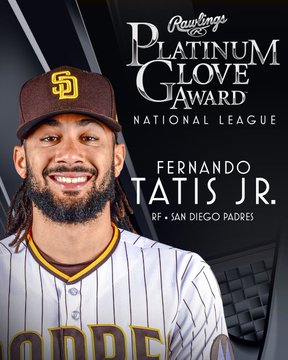 Fernando Tatis Jr. gana "Guante de Platino" en MLB