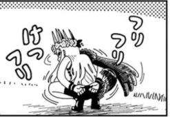 「ハンサムマストダイ、トレンド入っててわろうた 最後ちゃんとキンタマの中身が仲間になってて良かったよね 」額縁あいこ†連載中の漫画