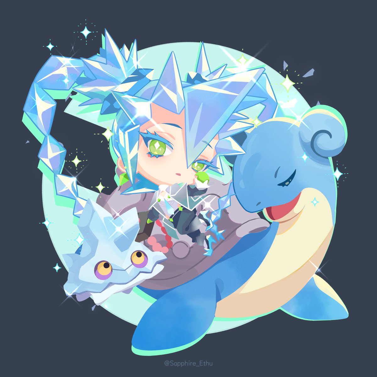 「氷タイプ #ポケミク 」|Ethuのイラスト