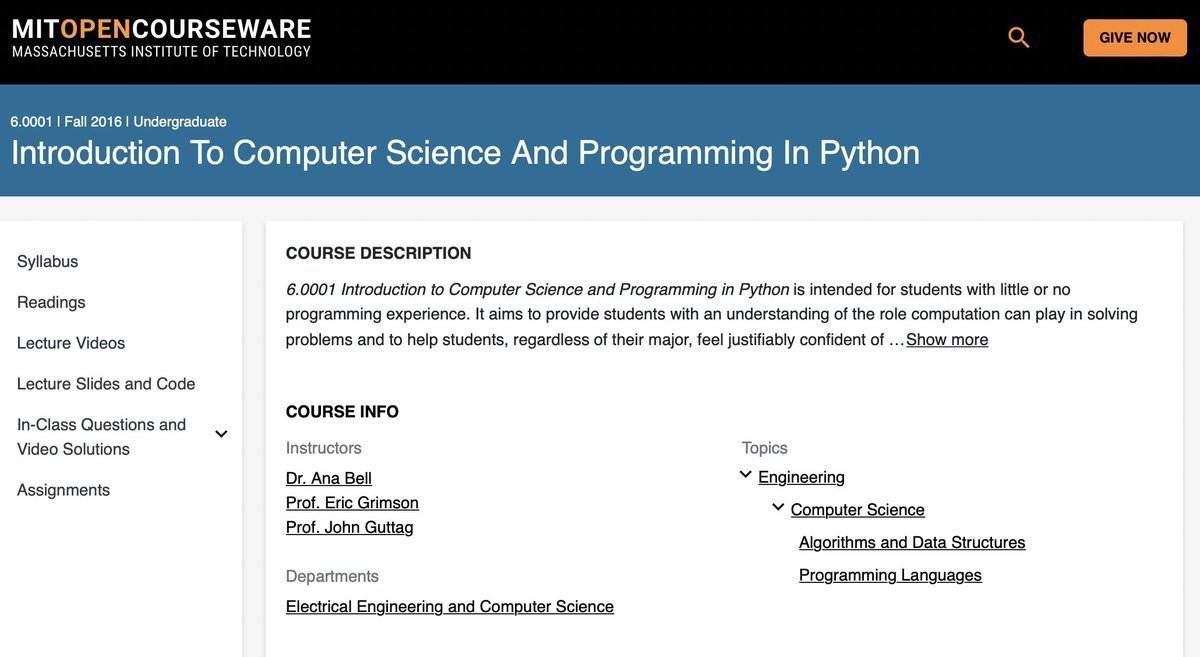 MIT university is offering FREE education in Data Science. Courses ...
