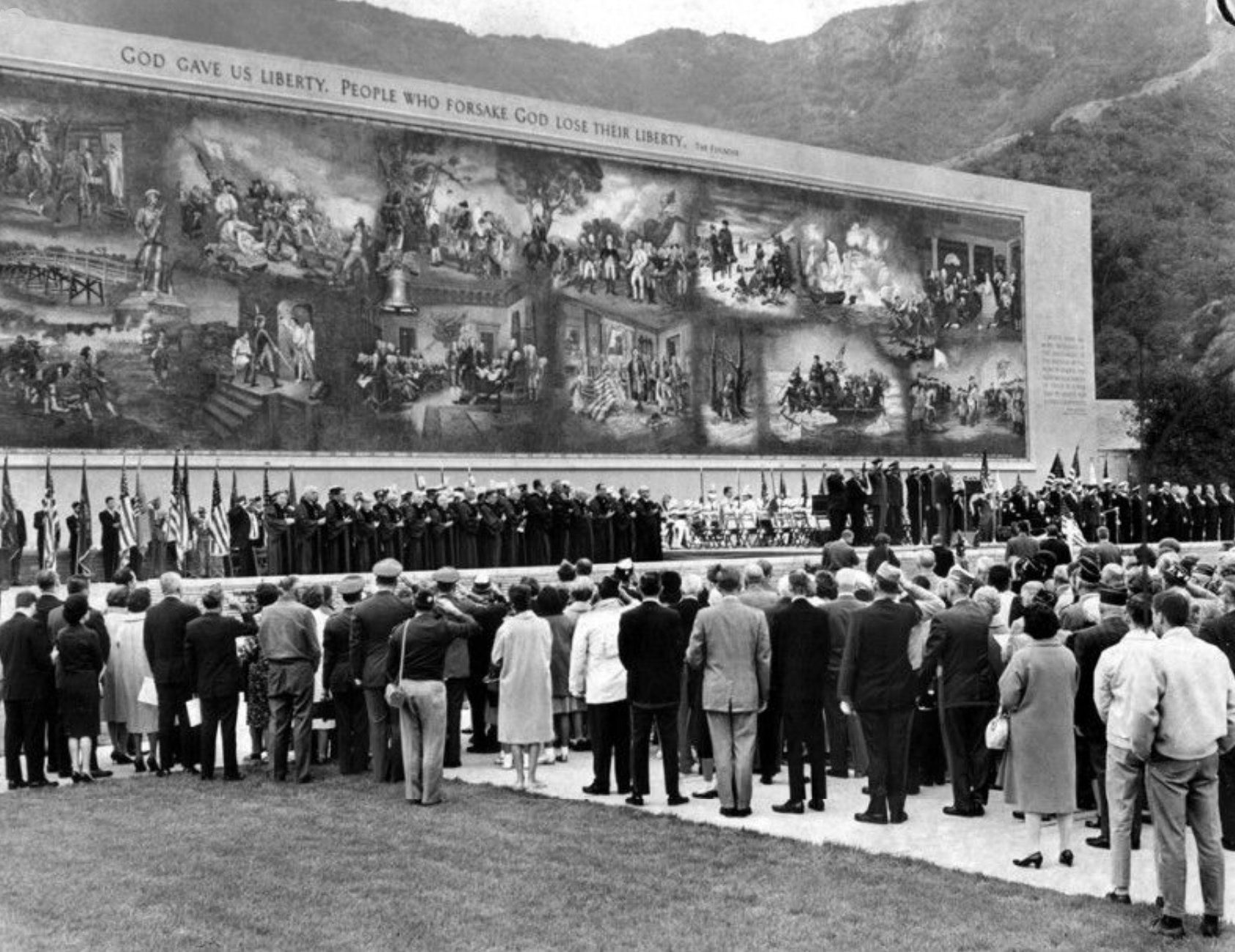 Liberty Hall Forest Lawn Mural