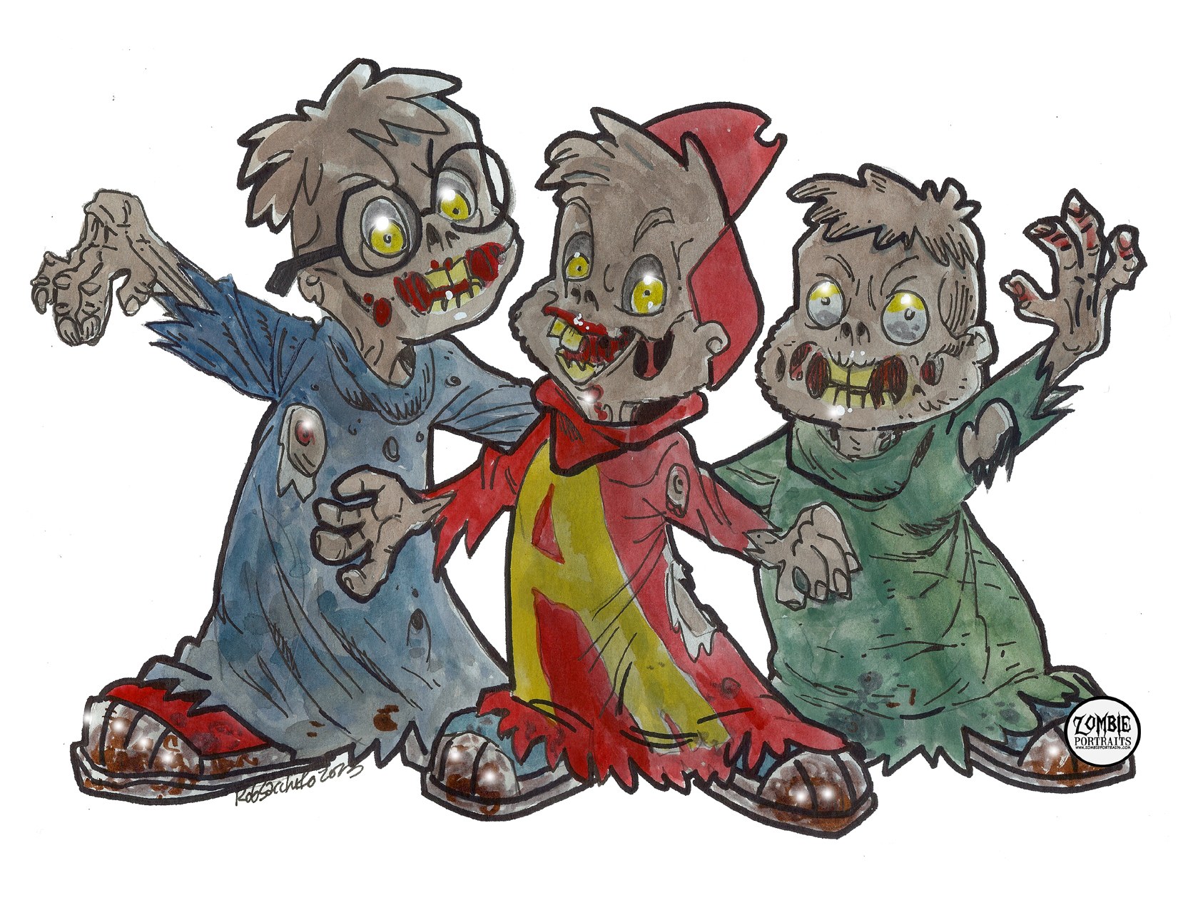 Zombie Cartoon Drawings Cartoon Zombie By Imredbtw On Newgrounds