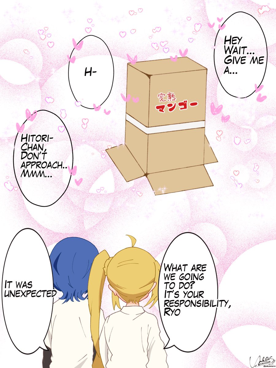 「Kita-chan wants to play Pocky game, and Bocchi is invincible」薬味空 ...