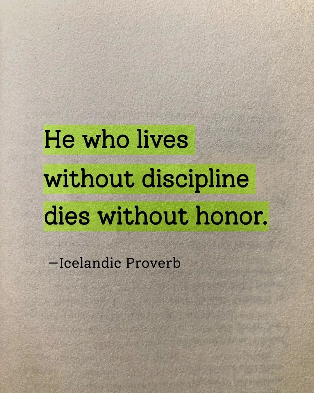 Discipline Proverbial Quotes