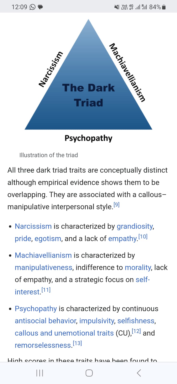 Dark Triad Quotes The Effects Of The Dark Triad On Unethical Behavior