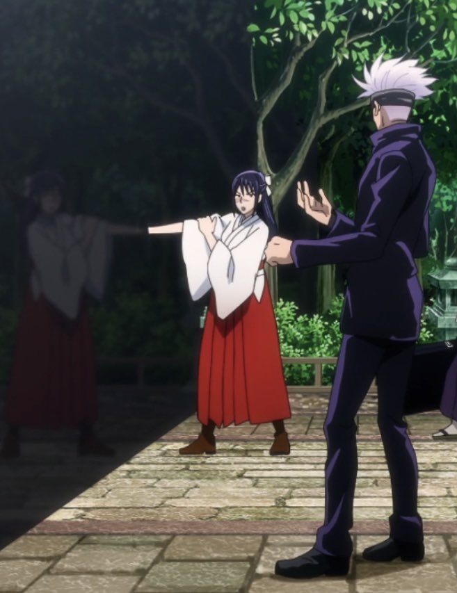 Gojo Satoru = 190cm Utahime Iori = 162 cm Difference = 28 cm Jinshi ...