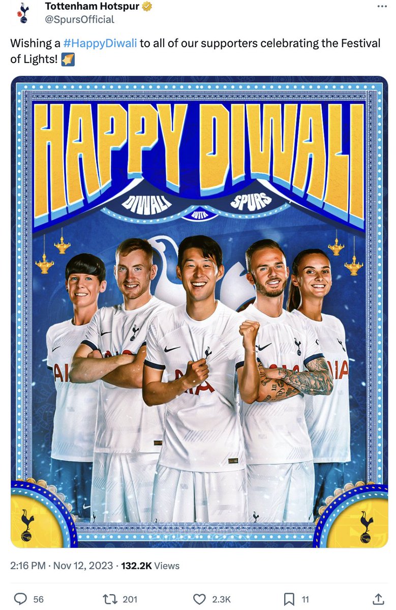 Football Clubs and their Diwali Wishes A Thread 🧵 1. Real Madrid ...