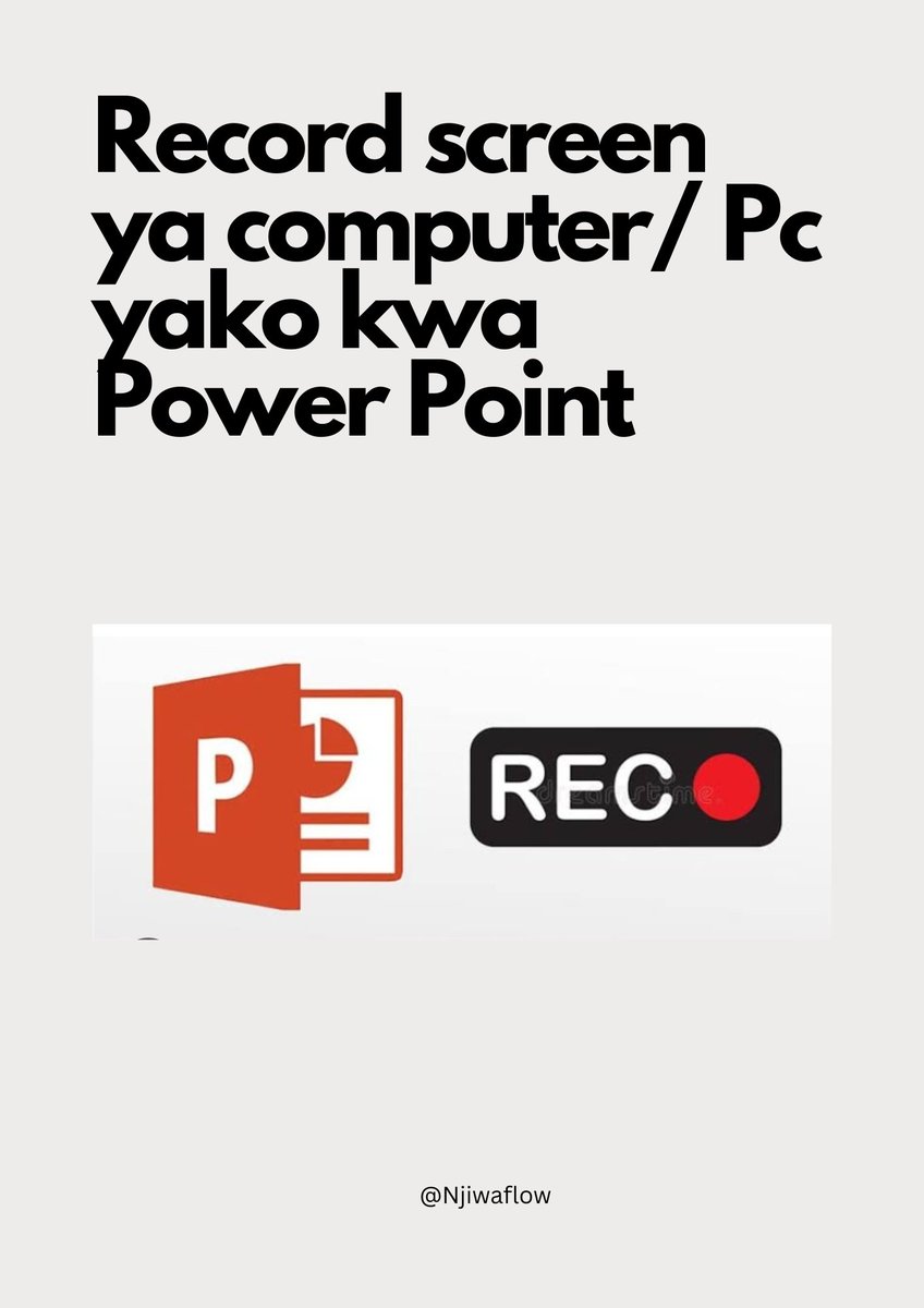 💨 Yawezekana ukawa unataka kurecord screen ya Computer au laptop yako ...
