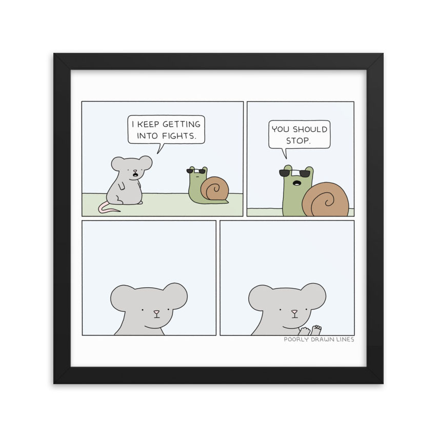 「could've done better」poorly drawn linesの漫画