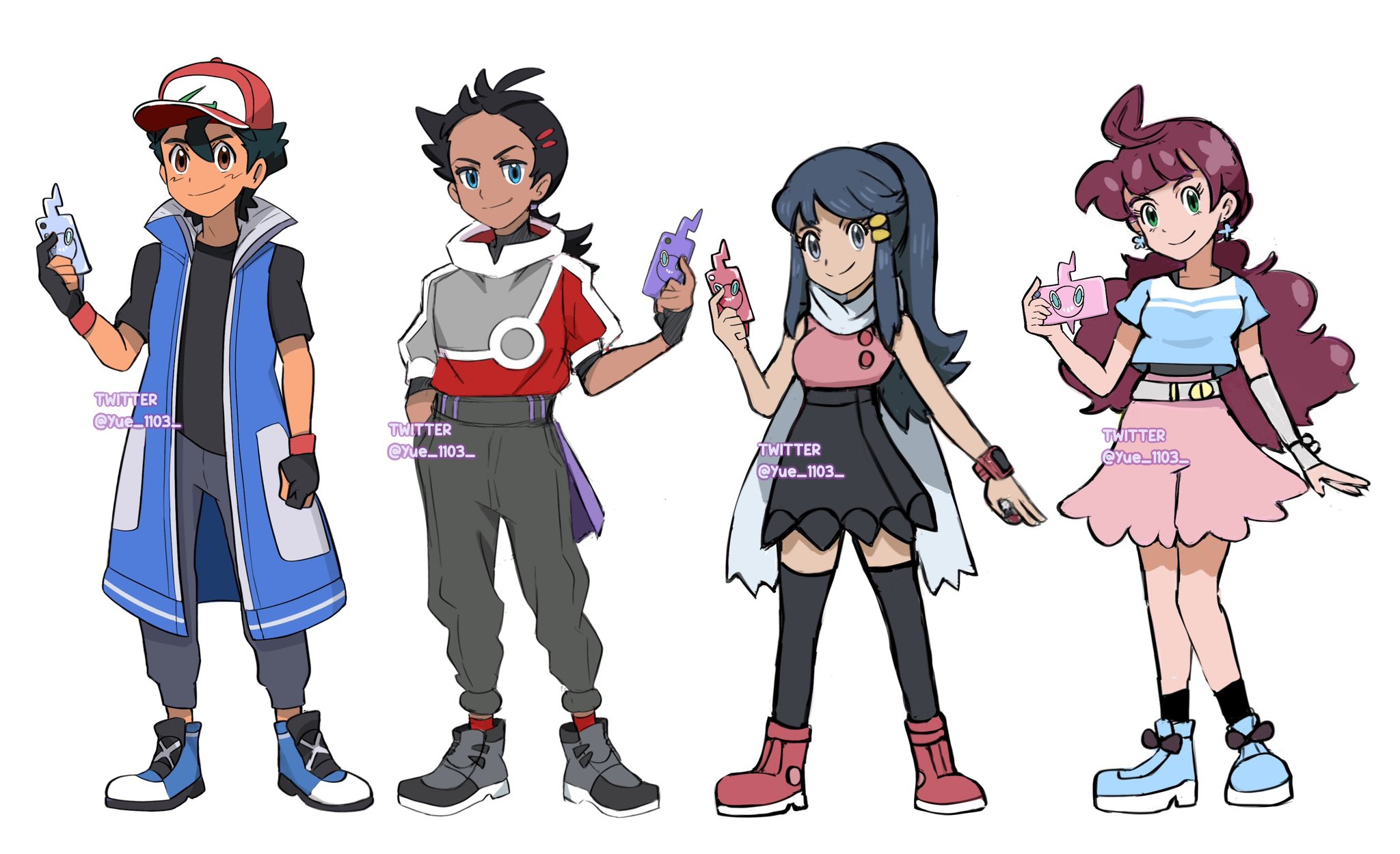 Ash Et Dawn Ont Des Enfants Anime Dawn Pok Mon Hd Hat Smile Ash