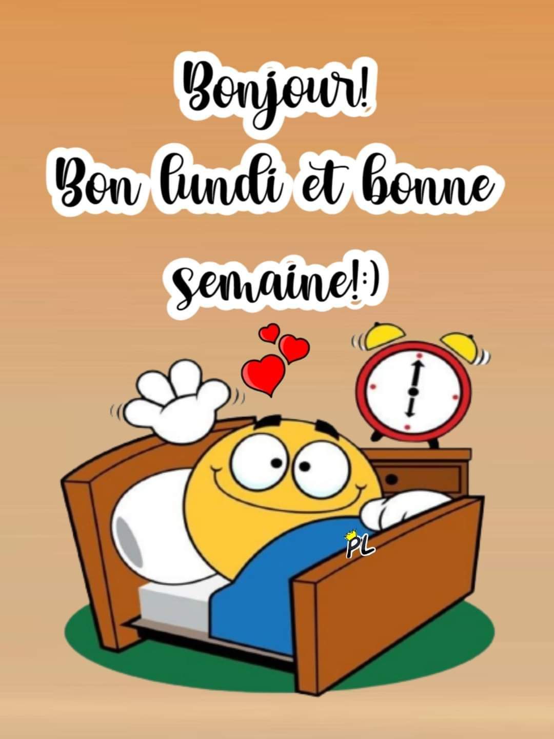 Bonjour Bon Lundi Bonjour Bon Lundi Bon Courage Free Animated GIF