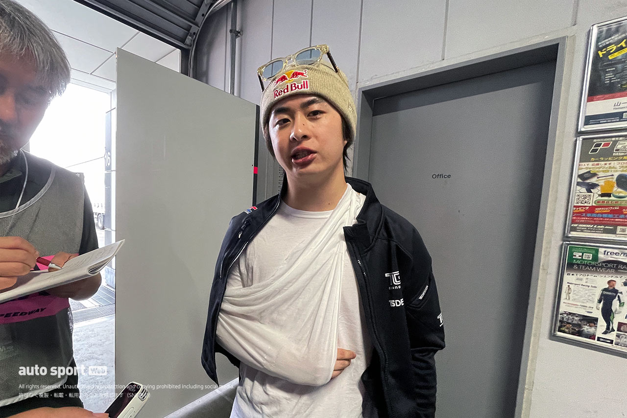 autosport web/オートスポーツweb on Twitter: "『全治3カ月』ながら乗る気満々で富士入りした大湯都史樹。“ドクターストップ”で「GTに向けて安静にするしかない ...