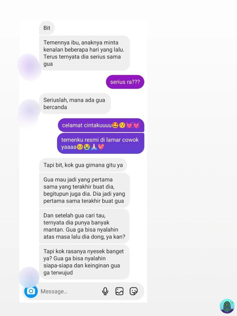 Tanyarl 💚 on Twitter: "temen sender tiba-tiba cerita kayak giniiii,,,sender bingung nanggepinnya ...