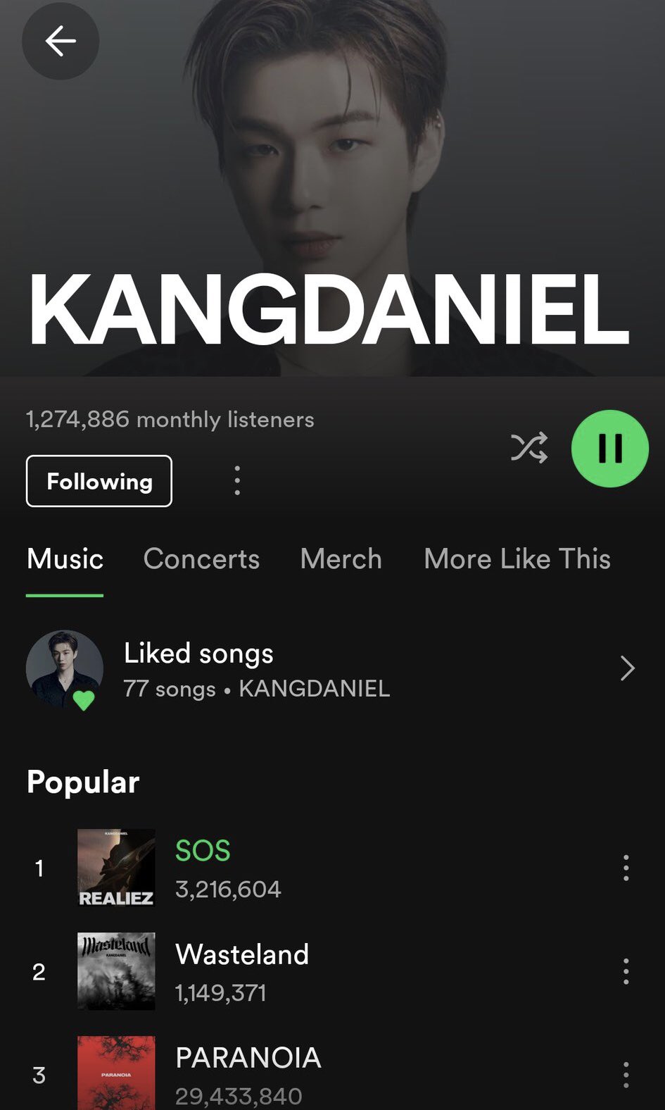 DanityVotingTeam on Twitter: "Spotify Update July 12 #SOS •3,216,604 stream (+140,096) • with ...