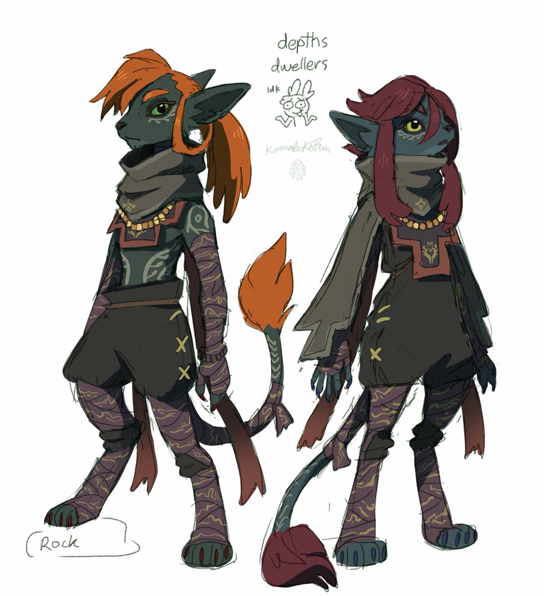 kama on Twitter: "Totk spoilers// I guess? technically? Race based off of the ancient hero / the ...