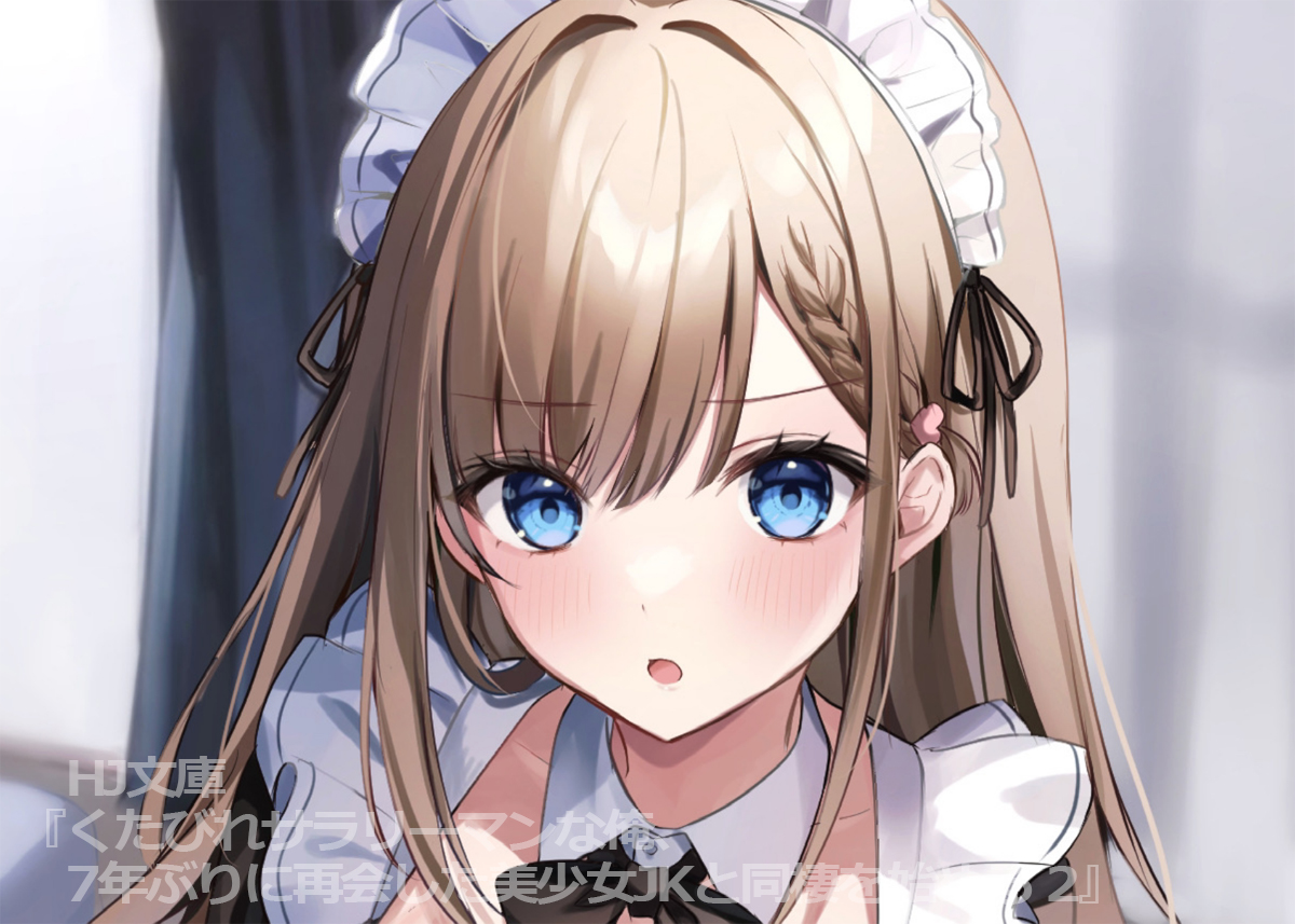 Hj文庫公式アカウント@tvアニメ『夢見る男子は現実主義者』好評放送中 On Twitter ――ここで可愛いメイドさんからのお知らせです📢 「『くたびれサラリーマンな俺、7年ぶりに再会し
